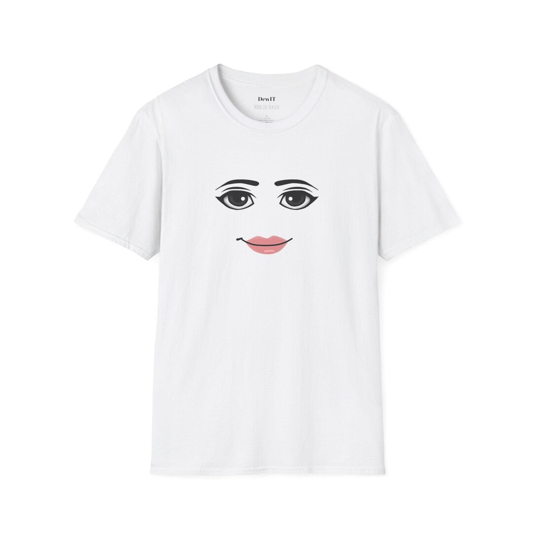 Roblox Girl Face Shirt - Etsy