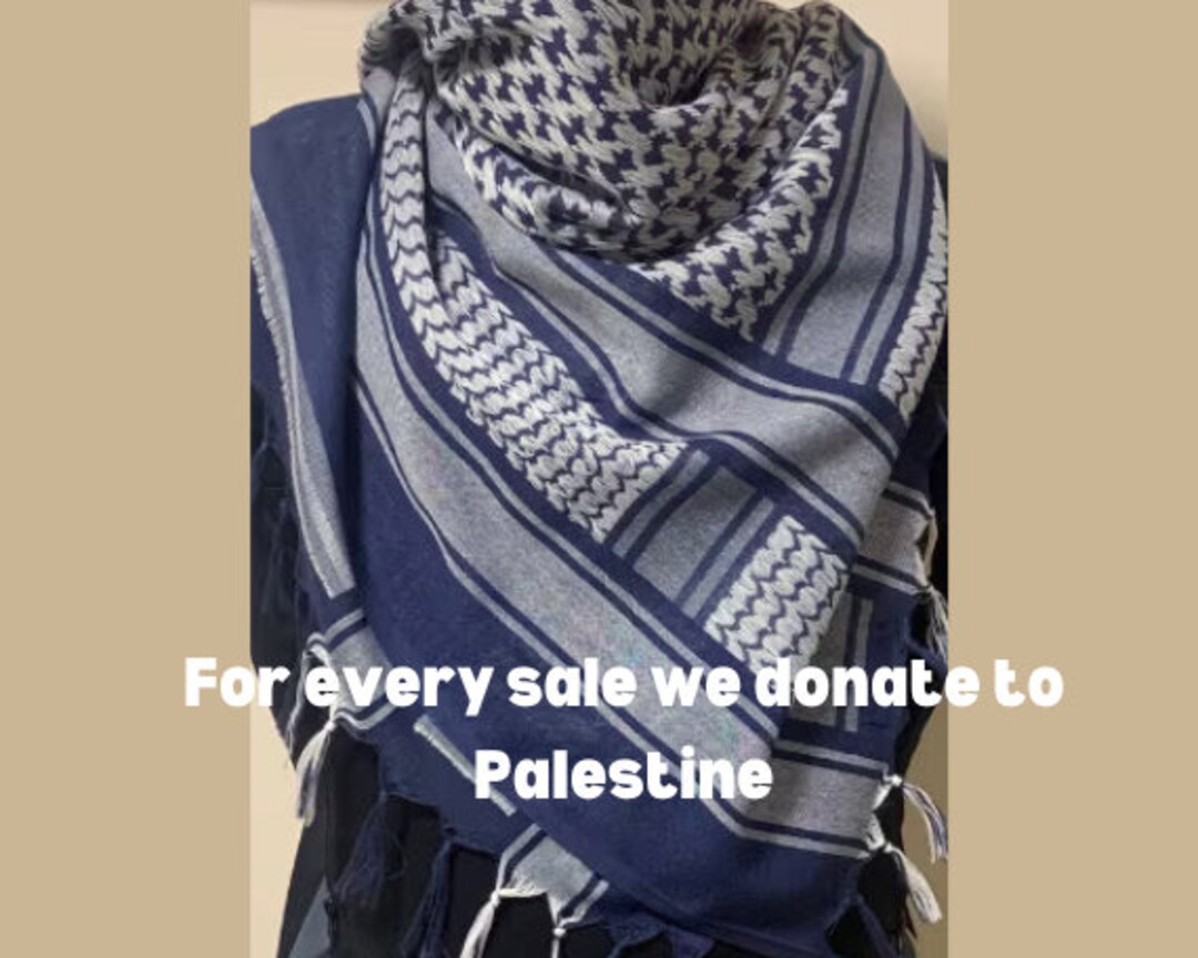 Keffiyeh Palestine Scarf 100% Cotton , Cotton Traditional Fishnet ...