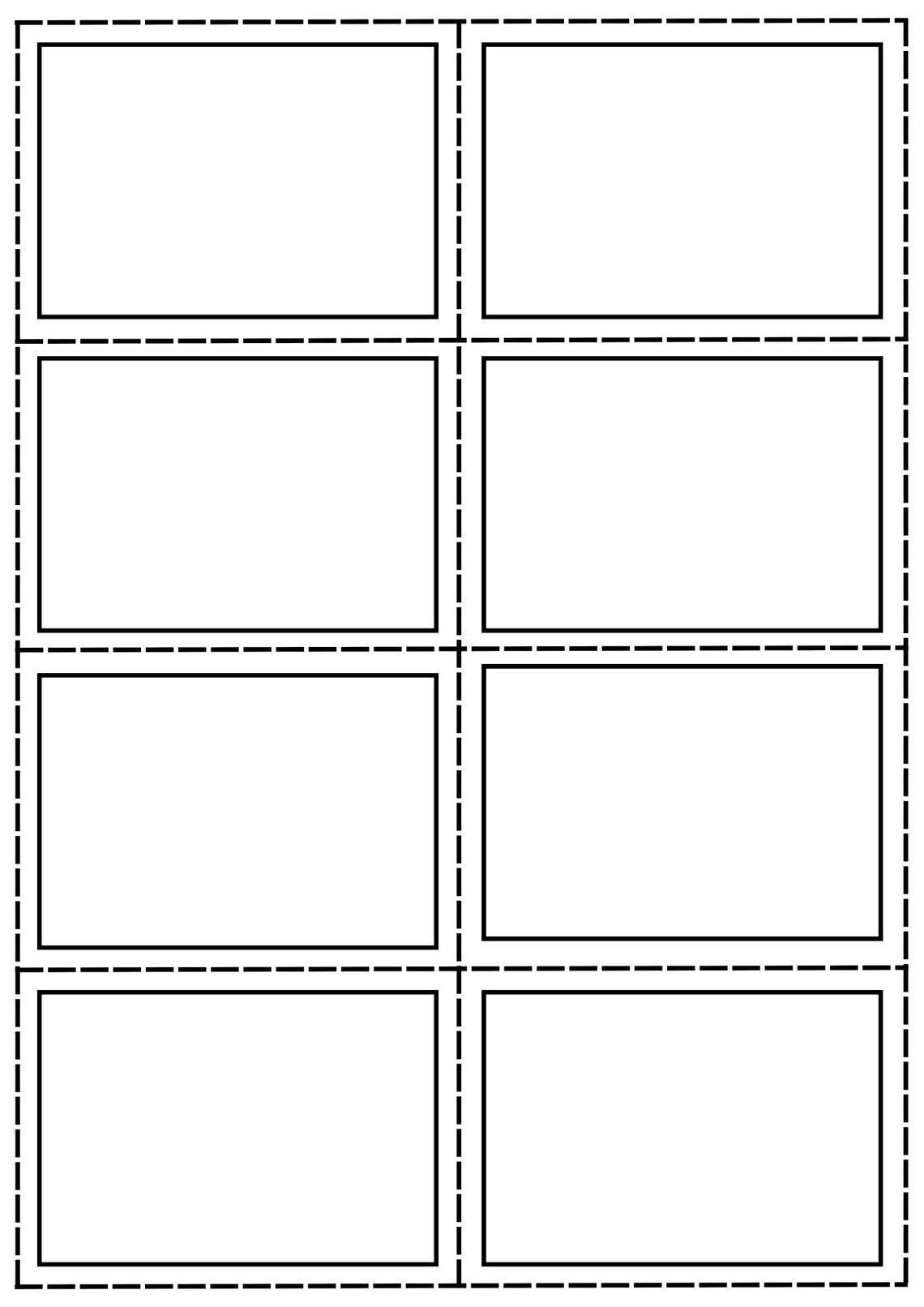 Printable Flashcard Templates Blank and Lined Printable Empty Blank ...