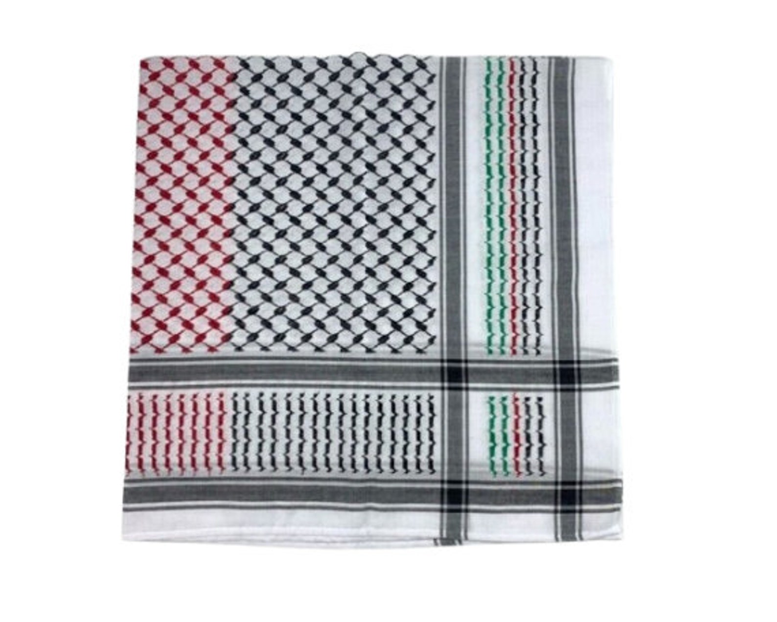 Palestine Traditional Keffiyeh Fishnet Pattern Palestine Colours ...
