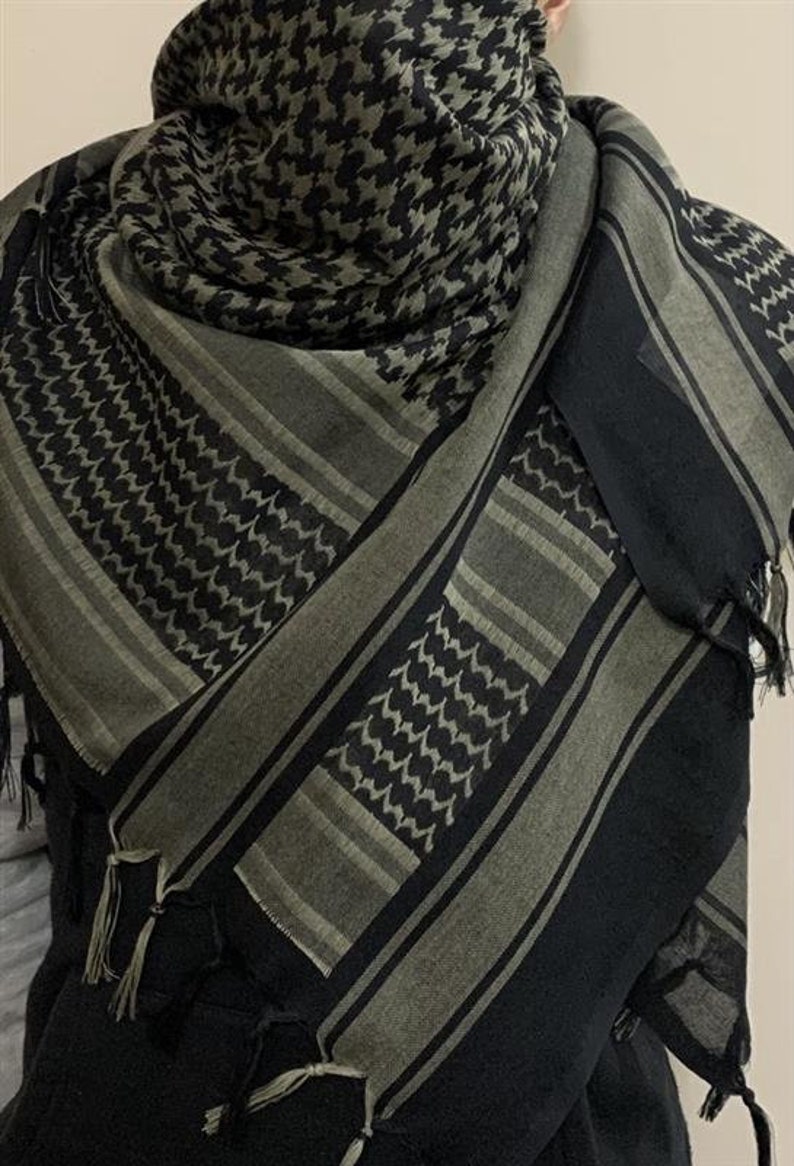 100% Cotton Keffiyeh Palestine Scarf, Cotton Traditional Fishnet ...