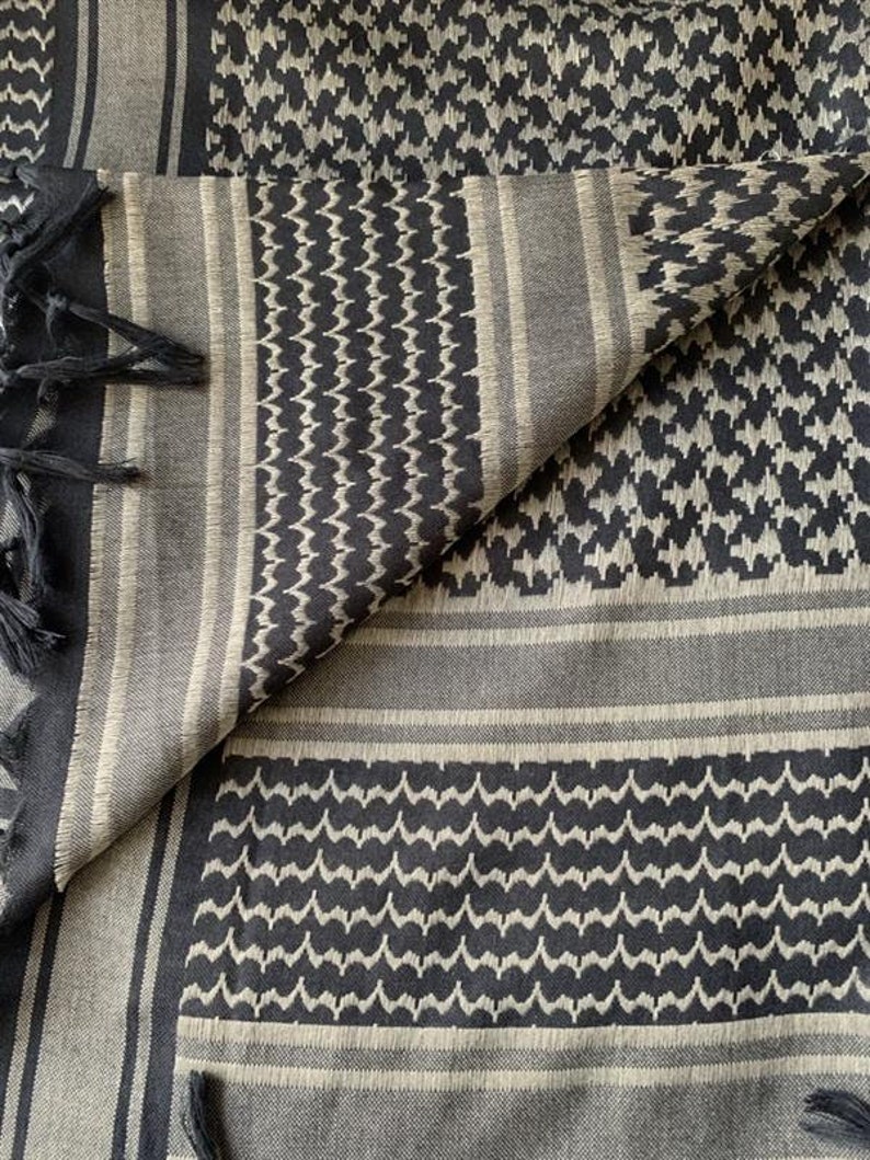 100% Cotton Keffiyeh Palestine Scarf, Cotton Traditional Fishnet ...