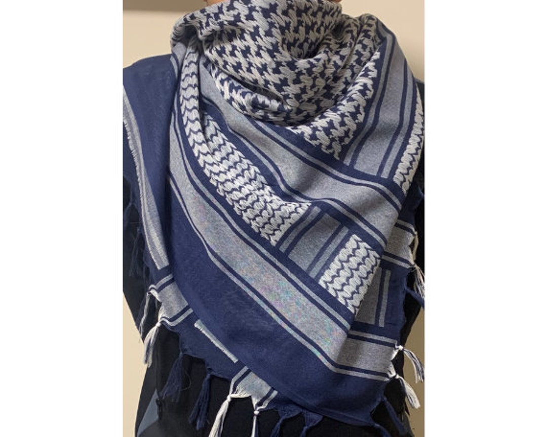 100% Cotton Keffiyeh Palestine Scarf, Cotton Traditional Fishnet ...