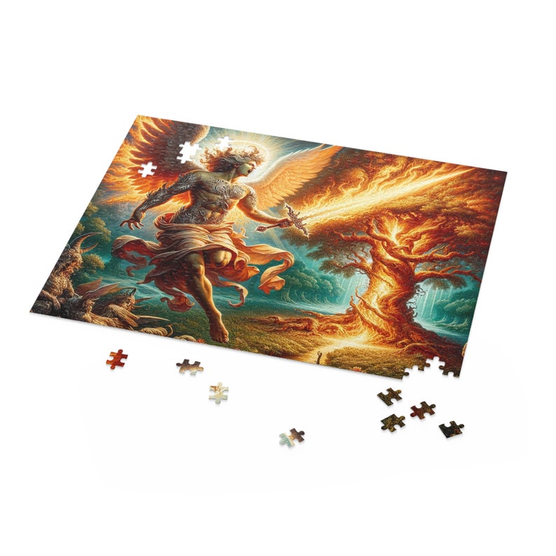 Cherubim Puzzle, Cherubim Jigsaw, Puzzle: Guarding the Tree of Life ...