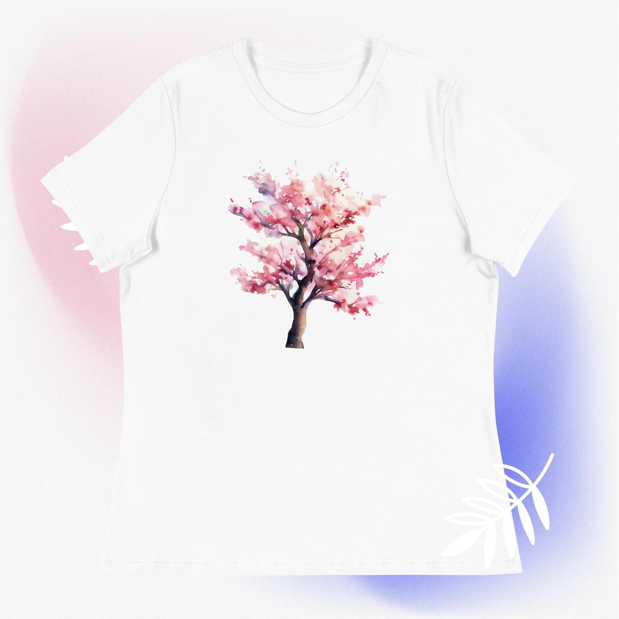 Japanese Cherry Blossom Tree T-shirt - Etsy