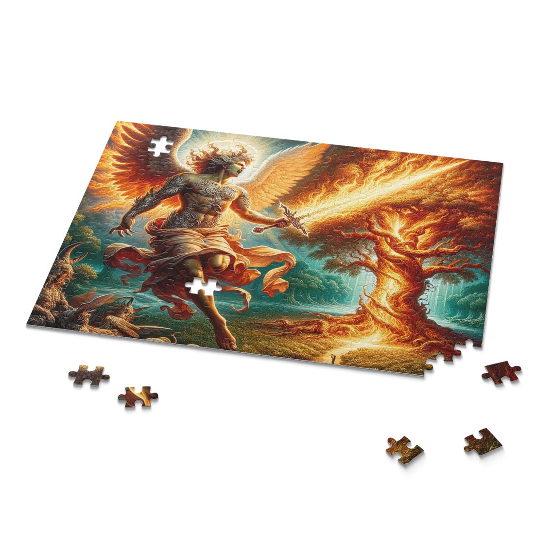 Cherubim Puzzle, Cherubim Jigsaw, Puzzle: Guarding the Tree of Life ...