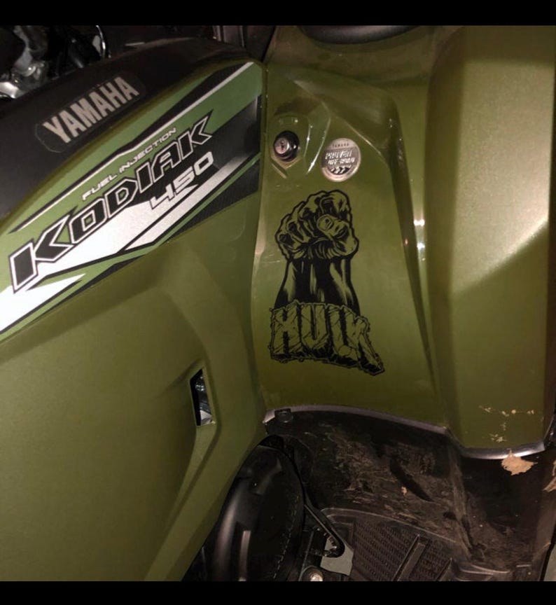 Hulk Fist Vinyl Sticker – Waterproof Decal for Laptop, Car, Water ...