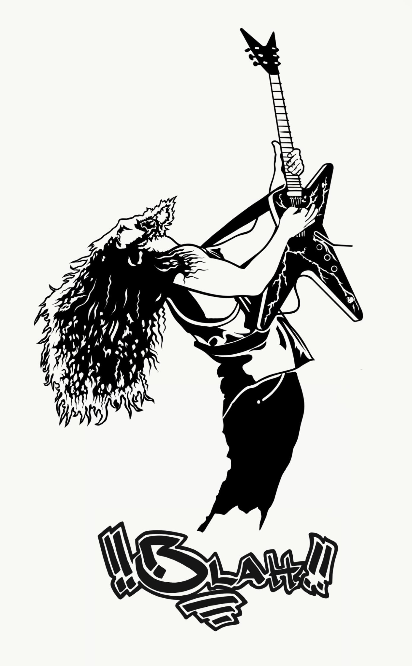 Dimebag Darrell Sticker, Dimebag Darrell Decal, Pantera Sticker ...