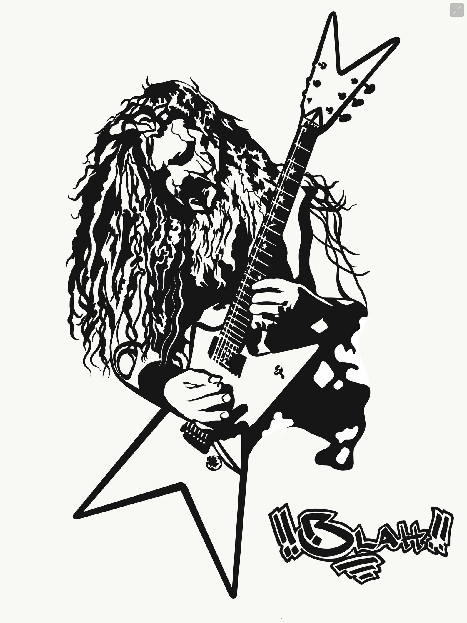 Dimebag Darrell Sticker, Dimebag Darrell Decal, Pantera Sticker ...