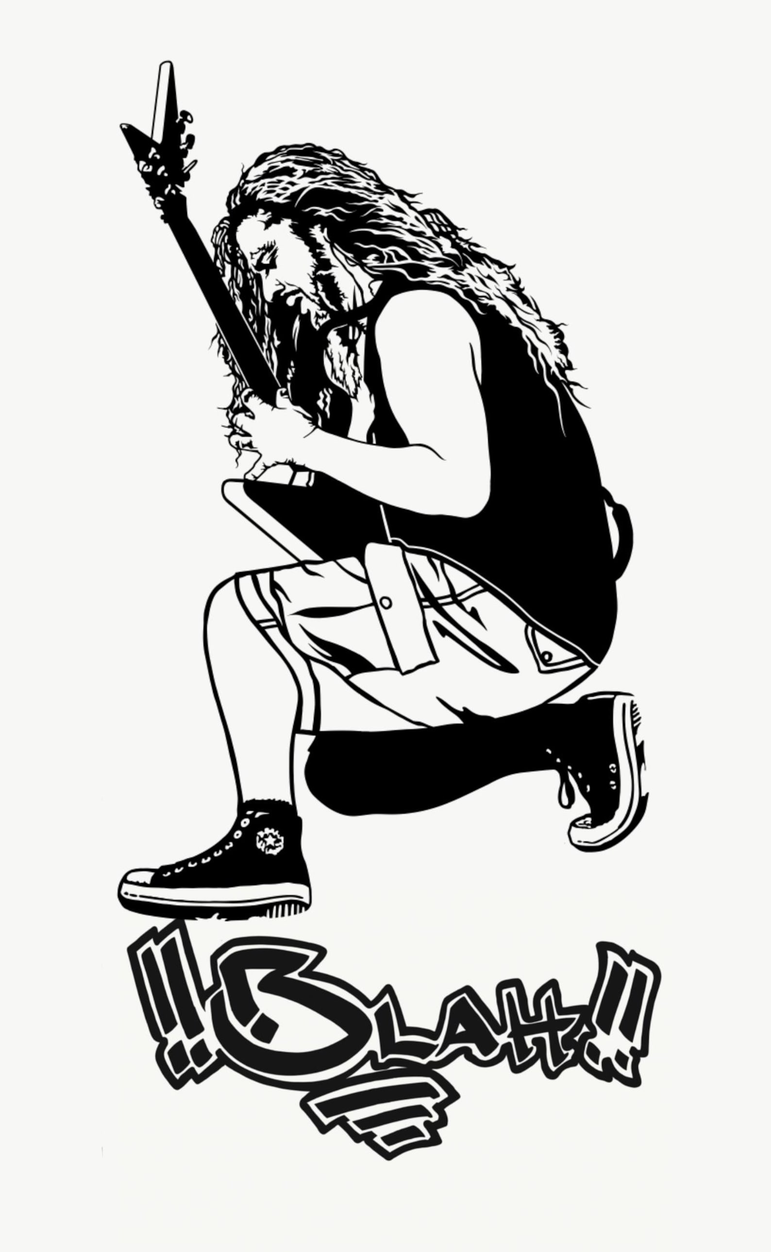 Dimebag Darrell Sticker, Dimebag Darrell Decal, Pantera Sticker ...