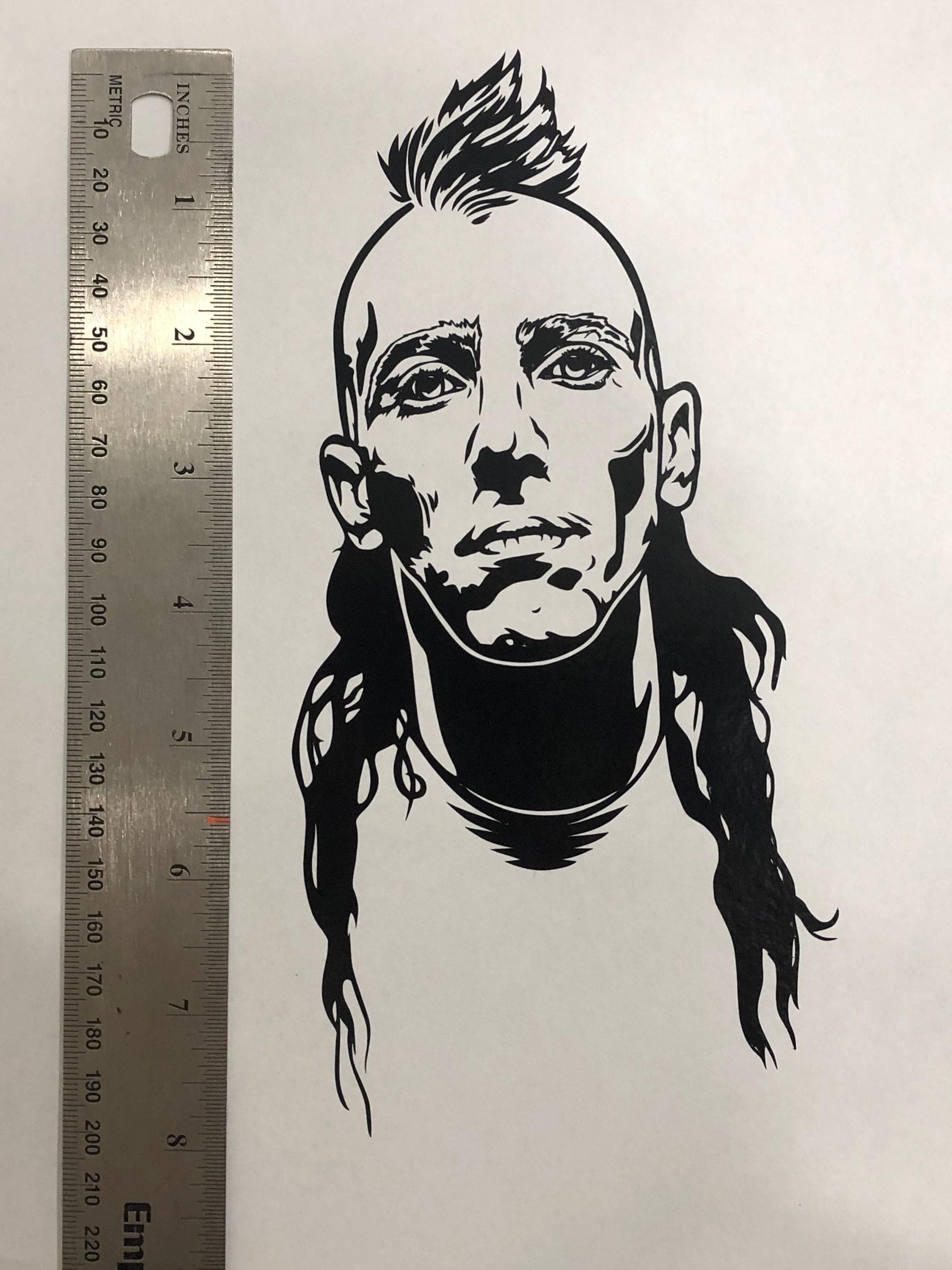 Dimebag Darrell Sticker, Dimebag Darrell Decal, Pantera Sticker ...