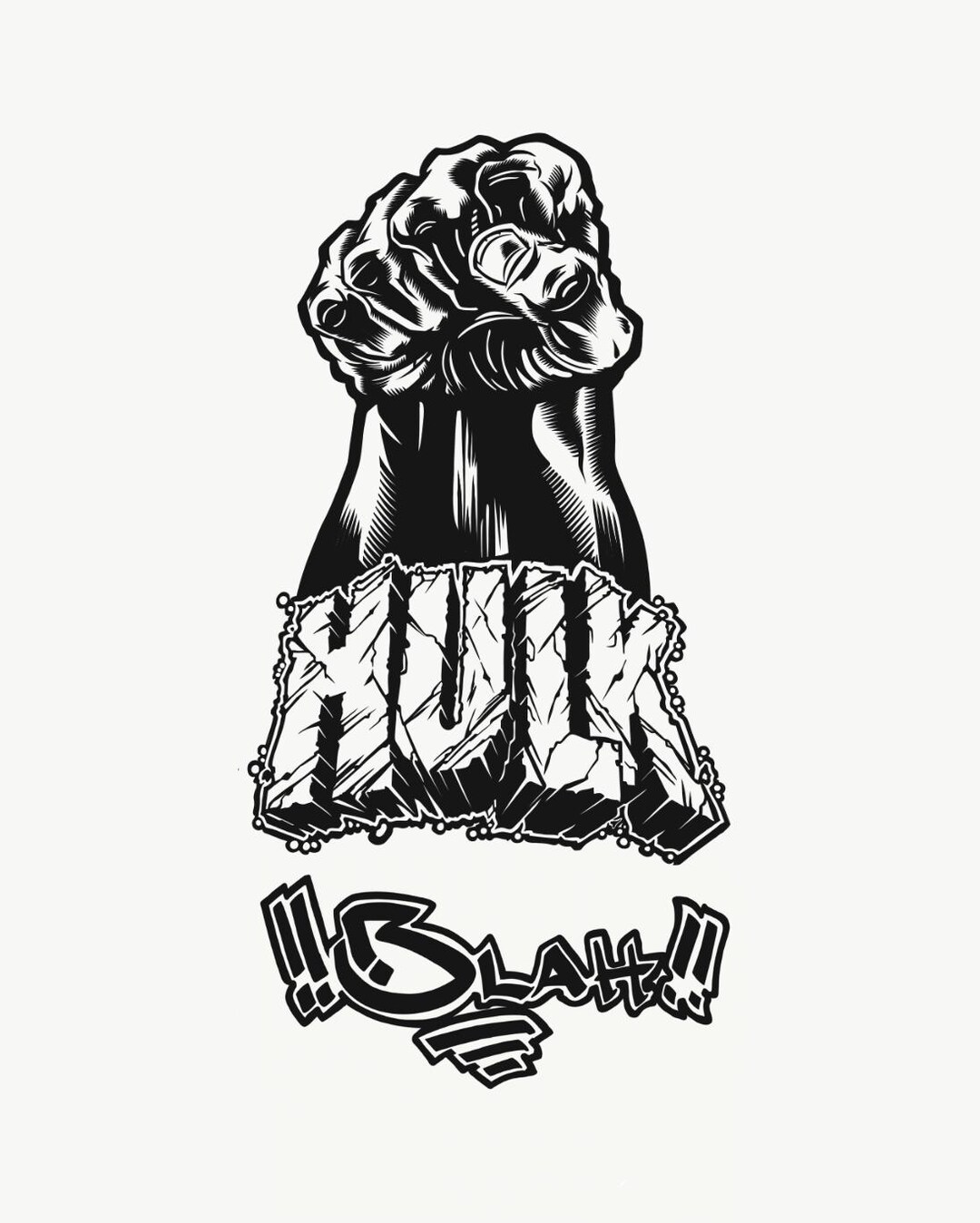 Hulk Fist Vinyl Sticker – Waterproof Decal for Laptop, Car, Water ...