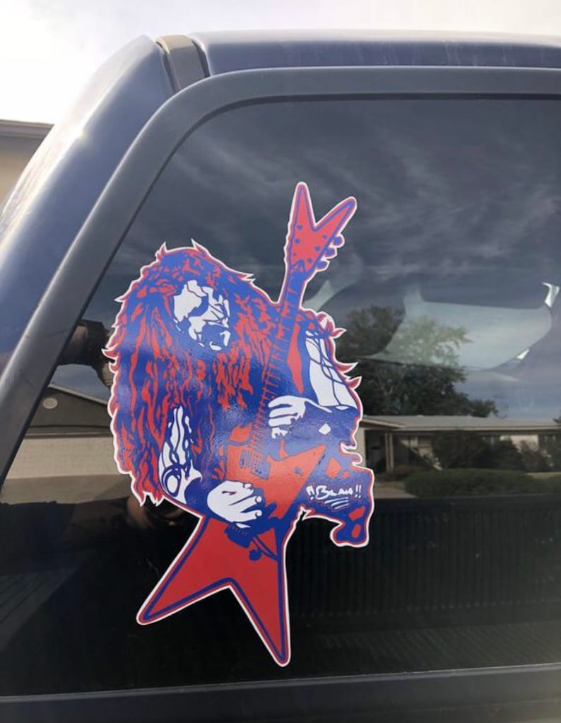 Dimebag Darrell Sticker, Dimebag Darrell Decal, Pantera Sticker, Pantera Decal - Etsy