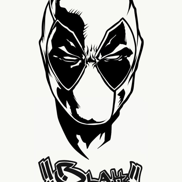 Deadpool Vinyl Sticker - Etsy