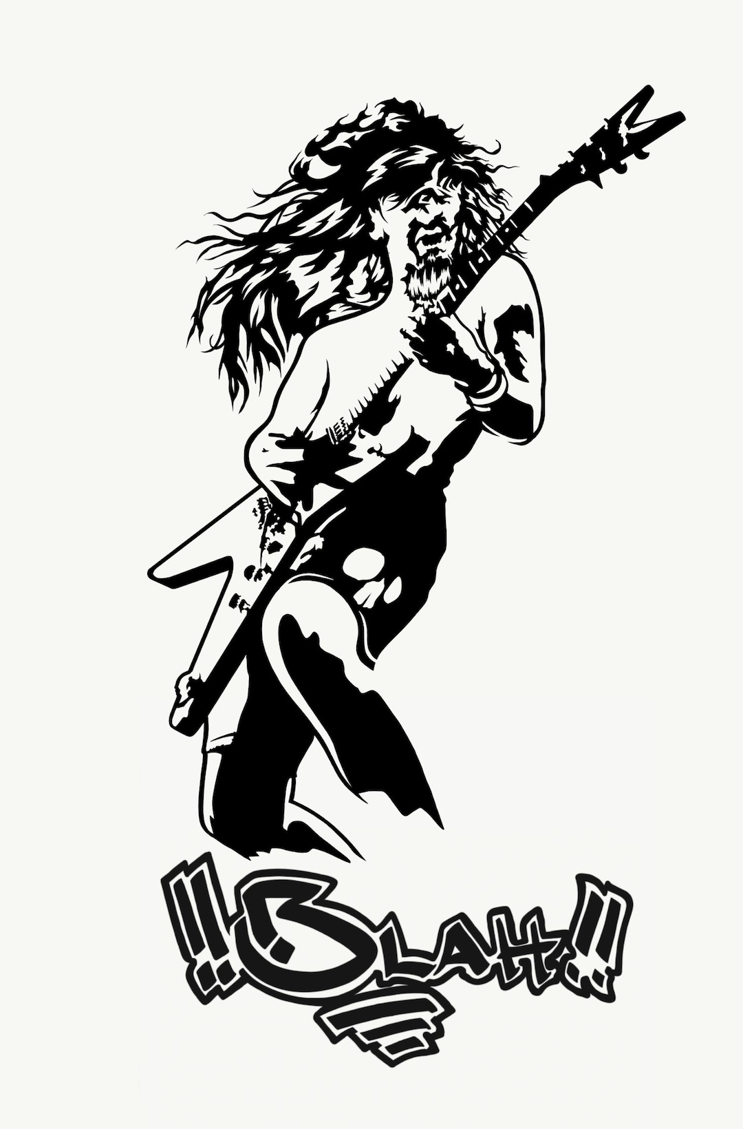 Dimebag Darrell Sticker, Dimebag Darrell Decal, Pantera Sticker ...