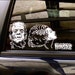 Frankenstein Sticker, Frankenstein Decal, Monster Sticker, Monster ...