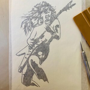 Dimebag Darrell Sticker, Dimebag Darrell Decal, Pantera Sticker ...