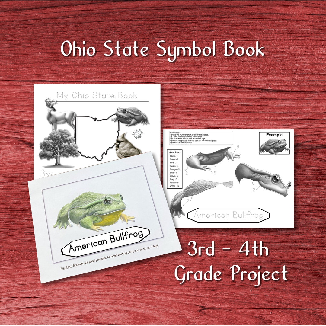 Printable Ohio State Book - Etsy