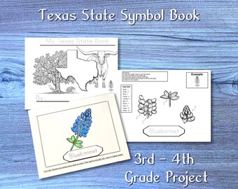 Texas State Symbols Worksheet Printable Texas History Texas Teacher ...
