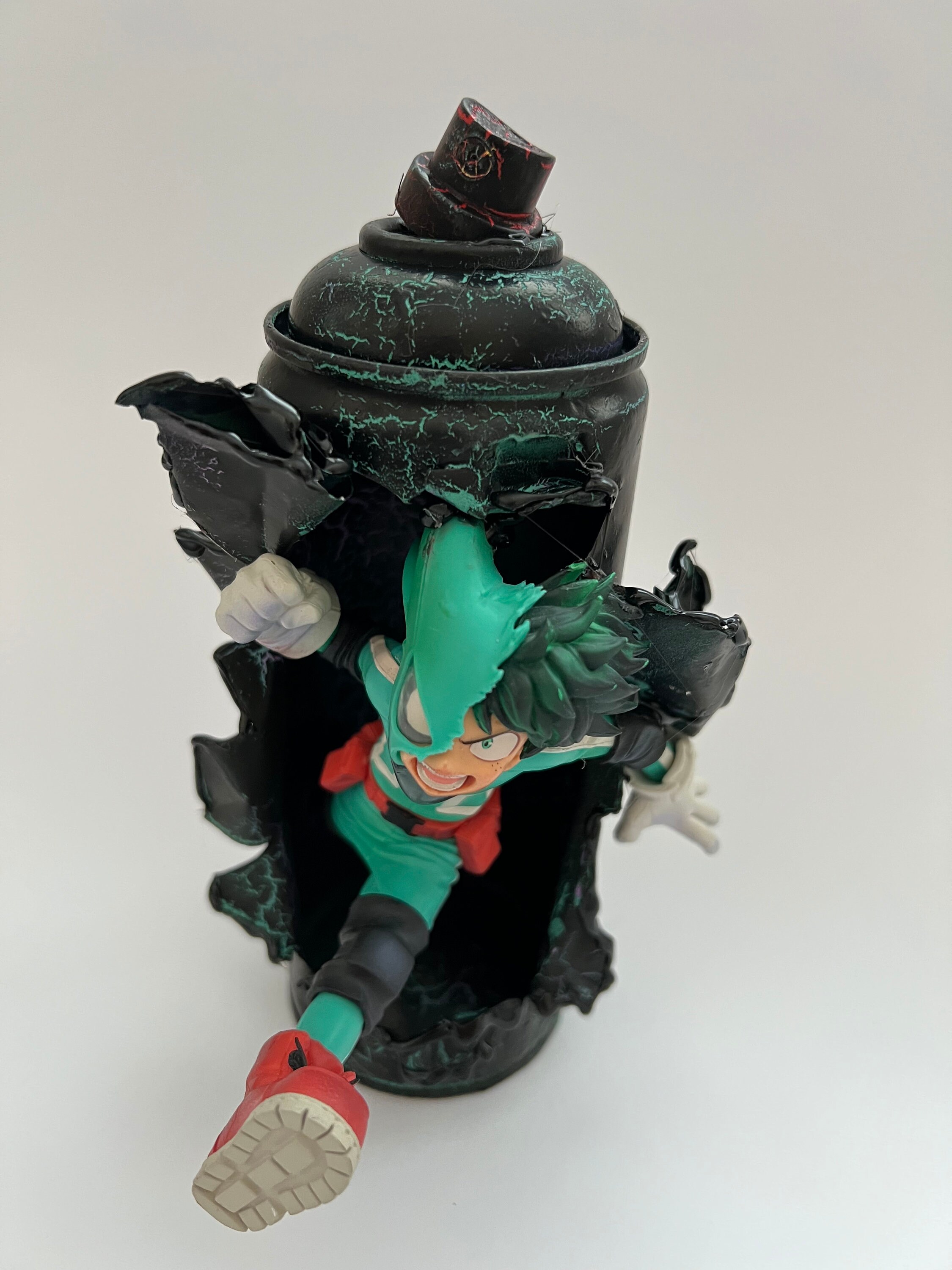 My Hero Academia Deku Spray Can Sculpture - Etsy UK