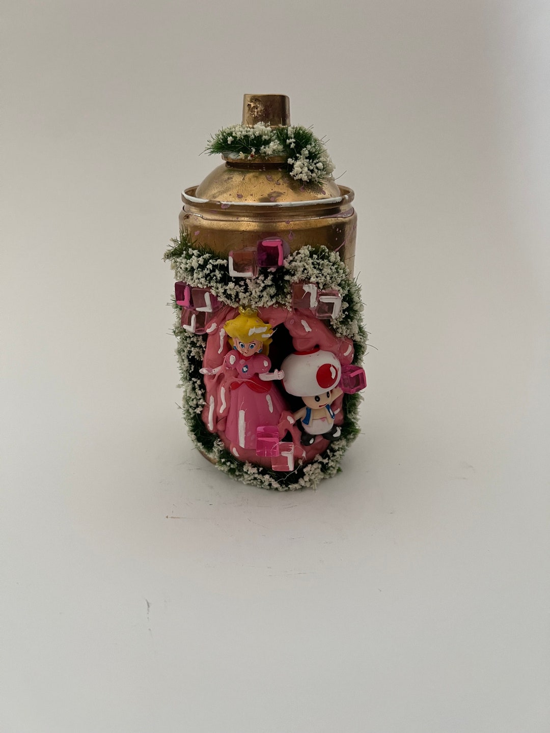 Princess Peach Spray Can Sculpture - Etsy