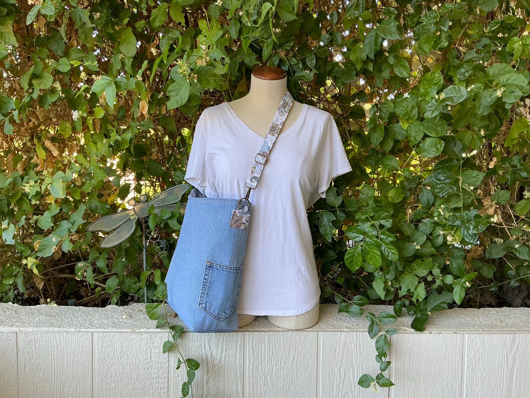 Shoulder Compass Bag Upcycled (large) - Etsy