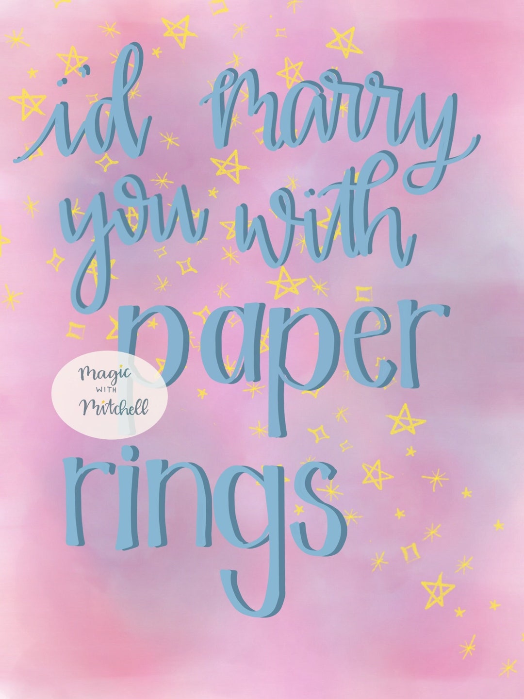Taylor Swift Paper Rings Lyric Digital Art File - Etsy