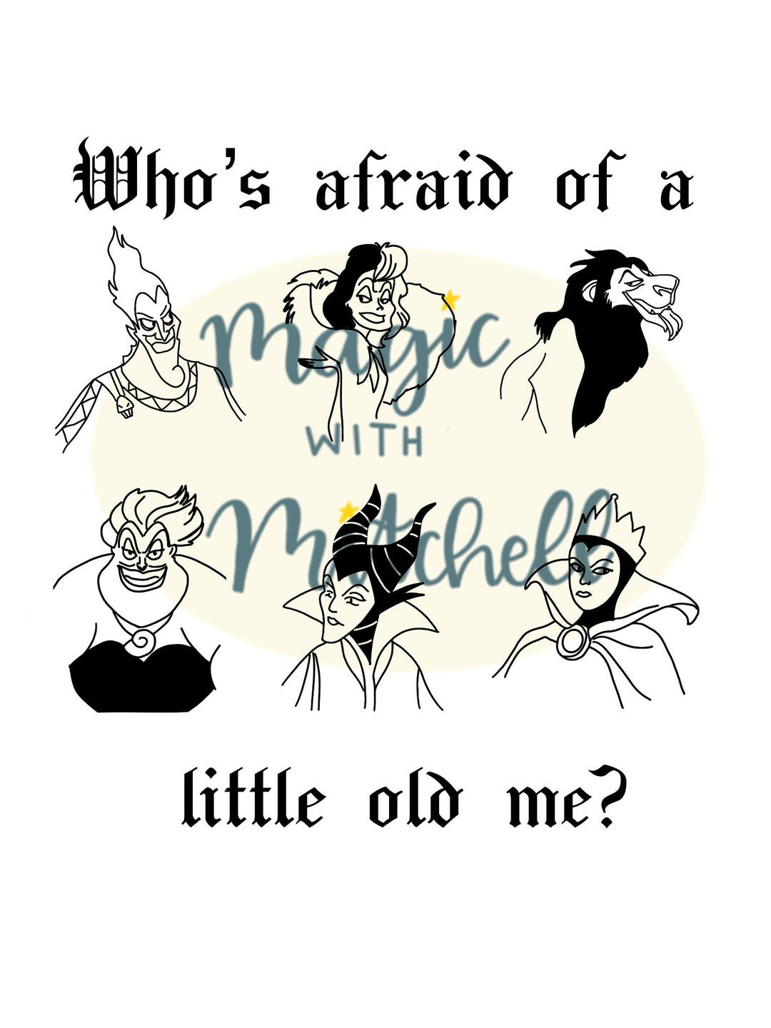 Villain SVG File - Etsy