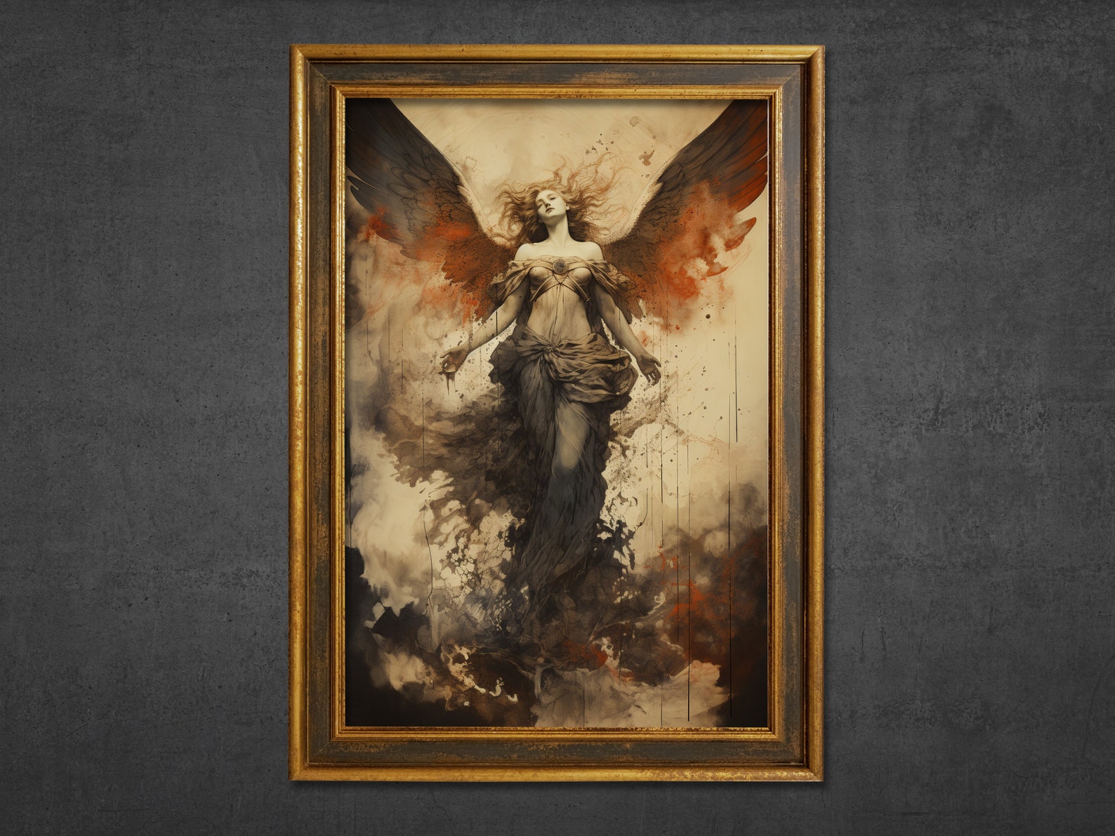 Angel Art 4K Wall Art Fantasy Poster Instant Download - Etsy