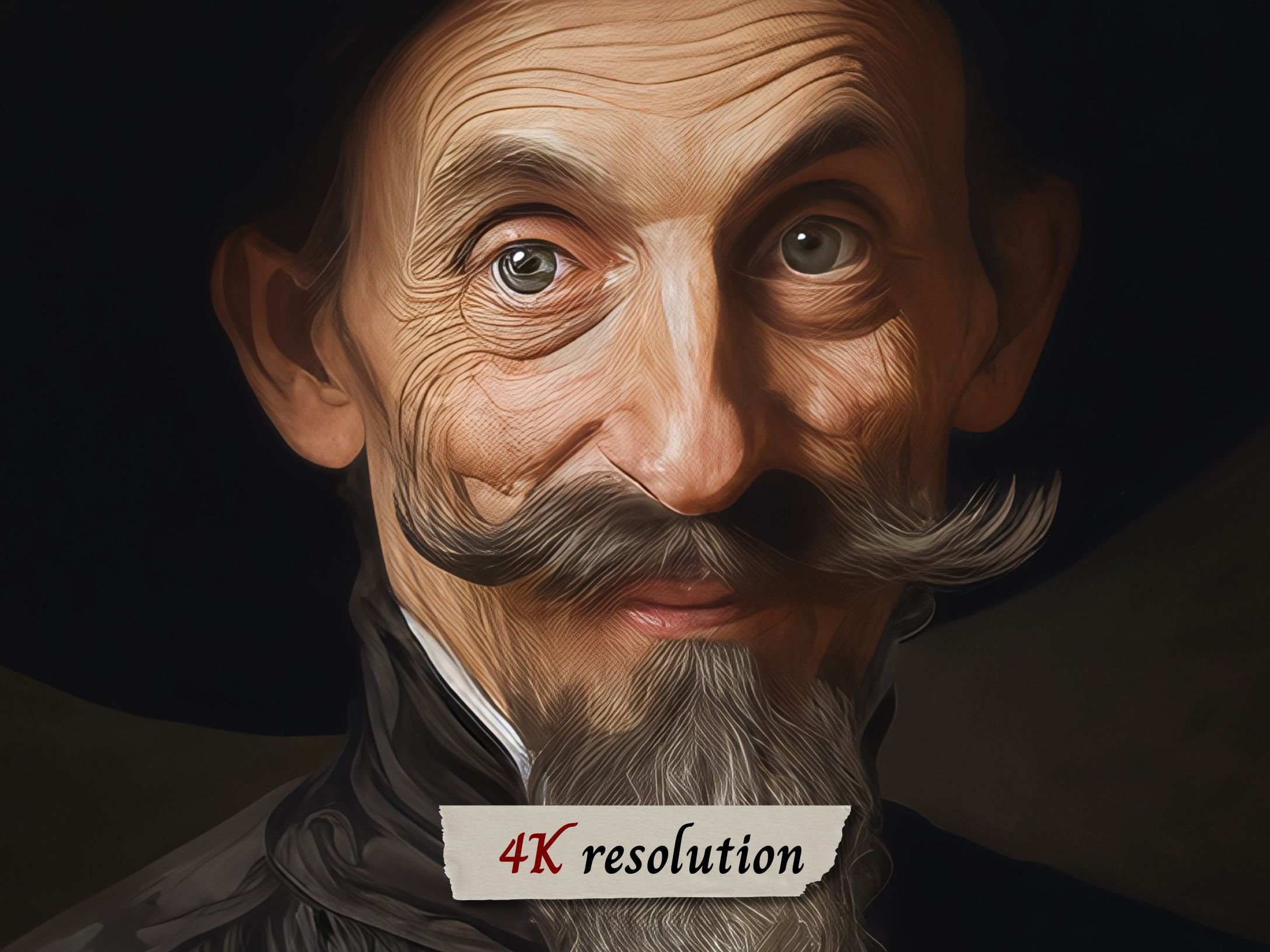 Wizard Portrait Paint Printable Vintage Wall Art School of - Etsy