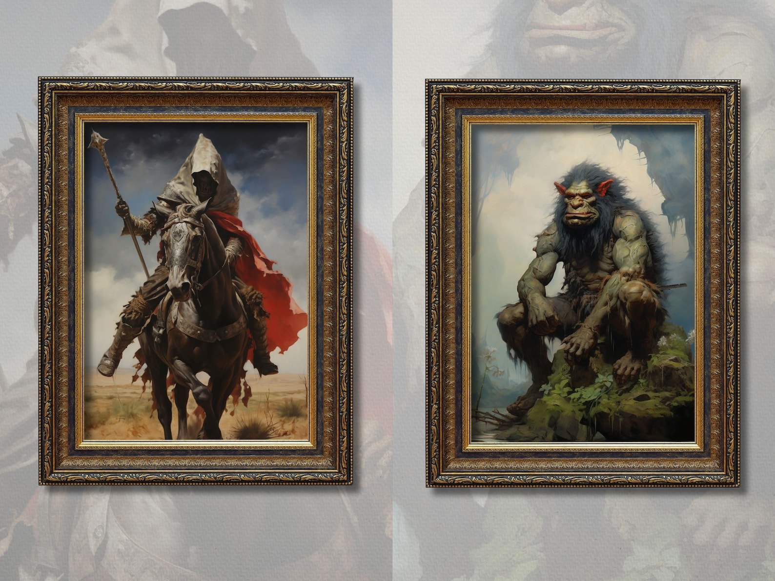 Sword & Sorcery Collection Set of 12 Vintage Printable Files - Etsy