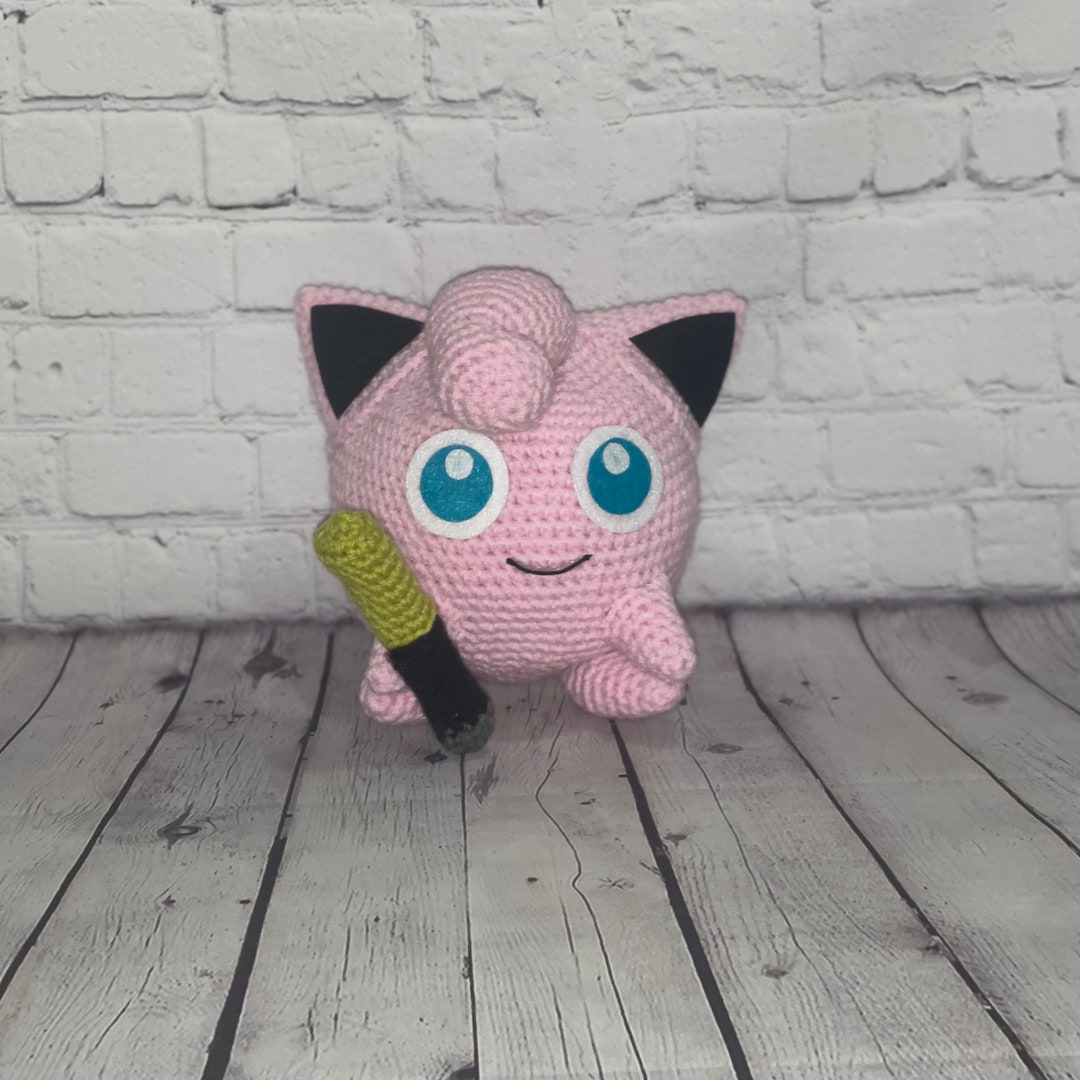 Handmade Crochet Jigglypuff, Amigurumi Jigglypuff - Etsy