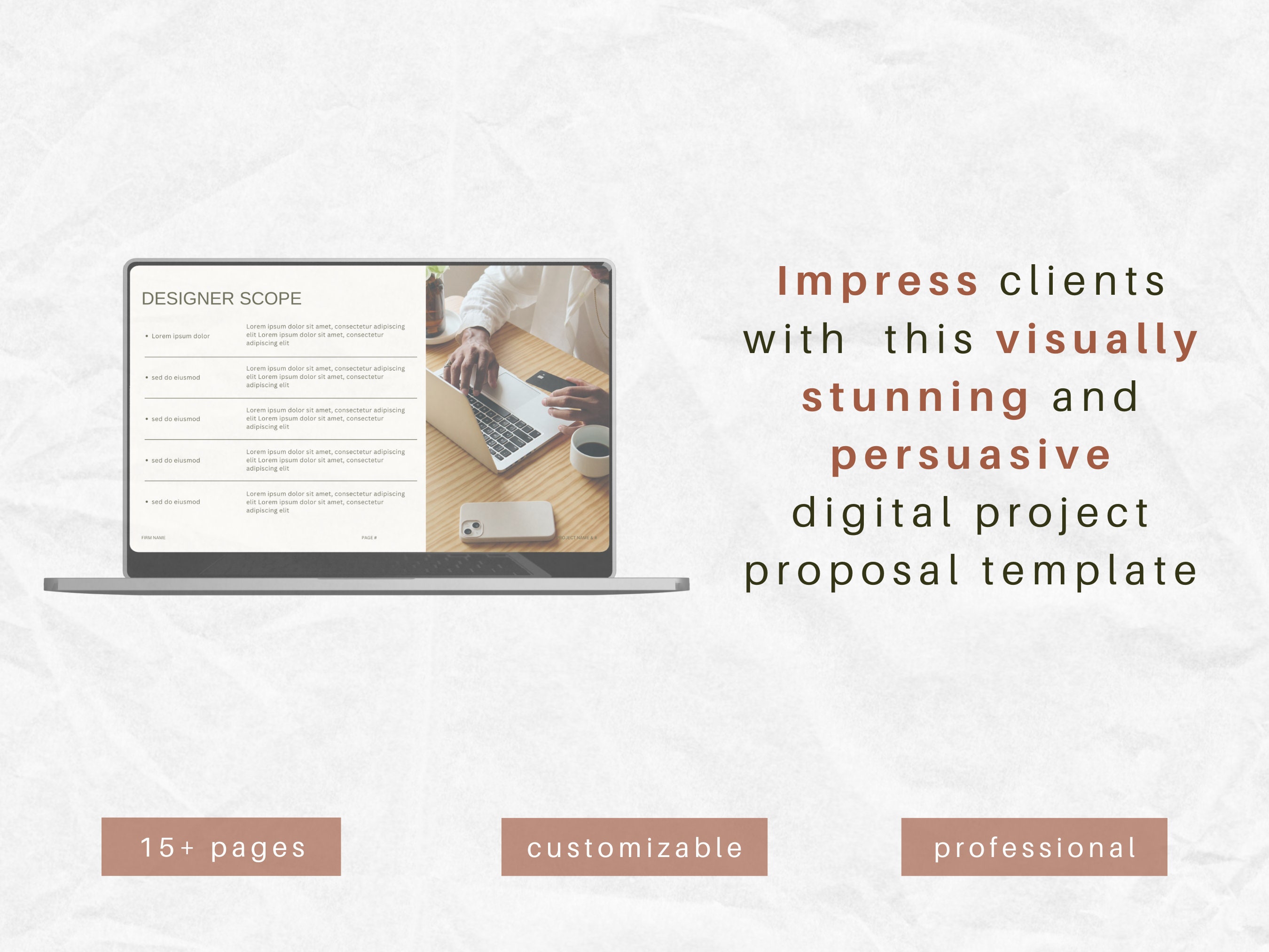 Interior Design Project Proposal Template and Portfolio | Comprehensible | Editable | Canva ...