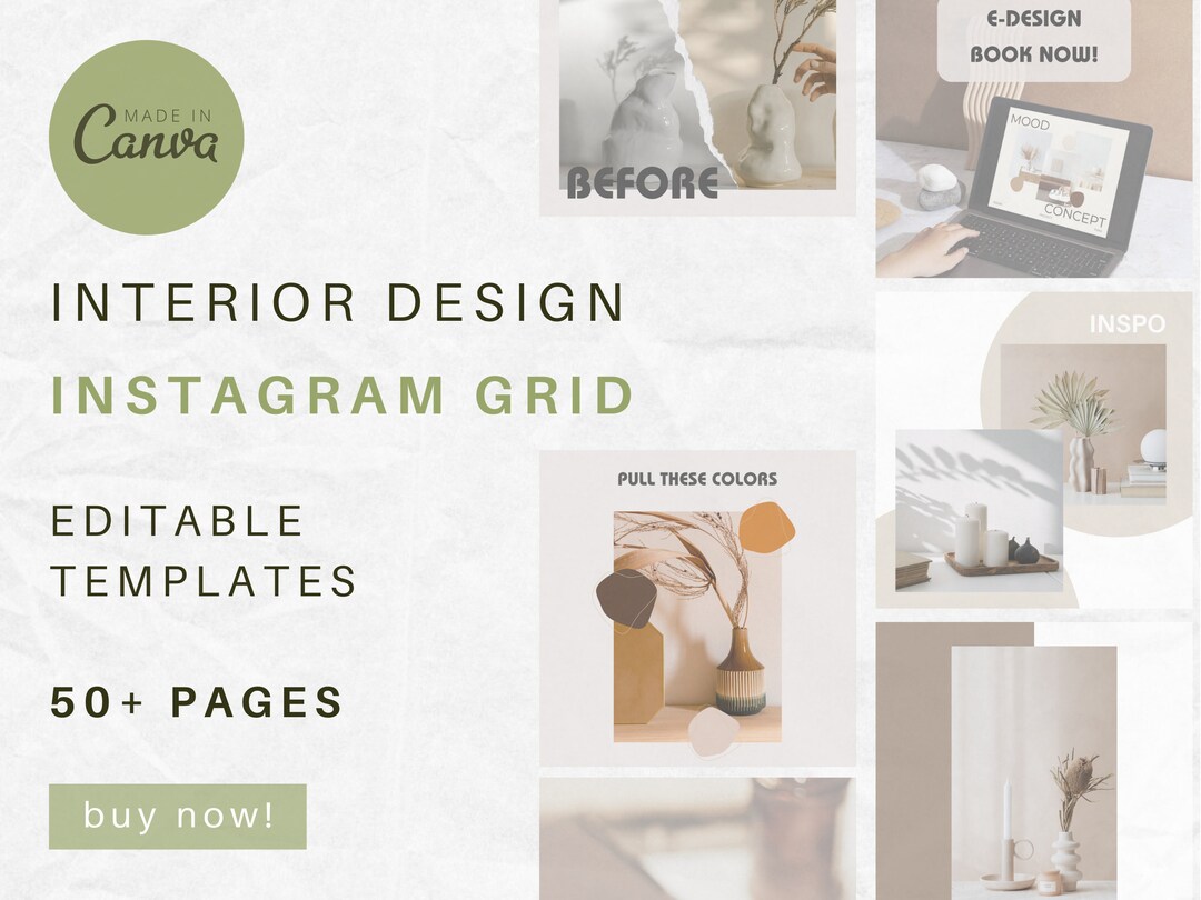 52 Instagram Grid Templates Interior Design Freelance Comprehensible ...