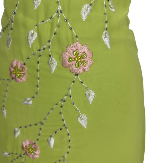 Vintage Y2K Beaded Embroidery Dress , Vintage Floral … - Gem