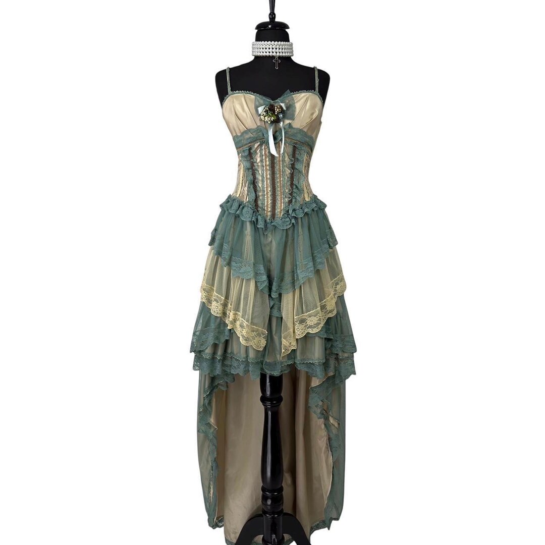 Vintage France Lace Costume Prom Dress , Size M - Etsy