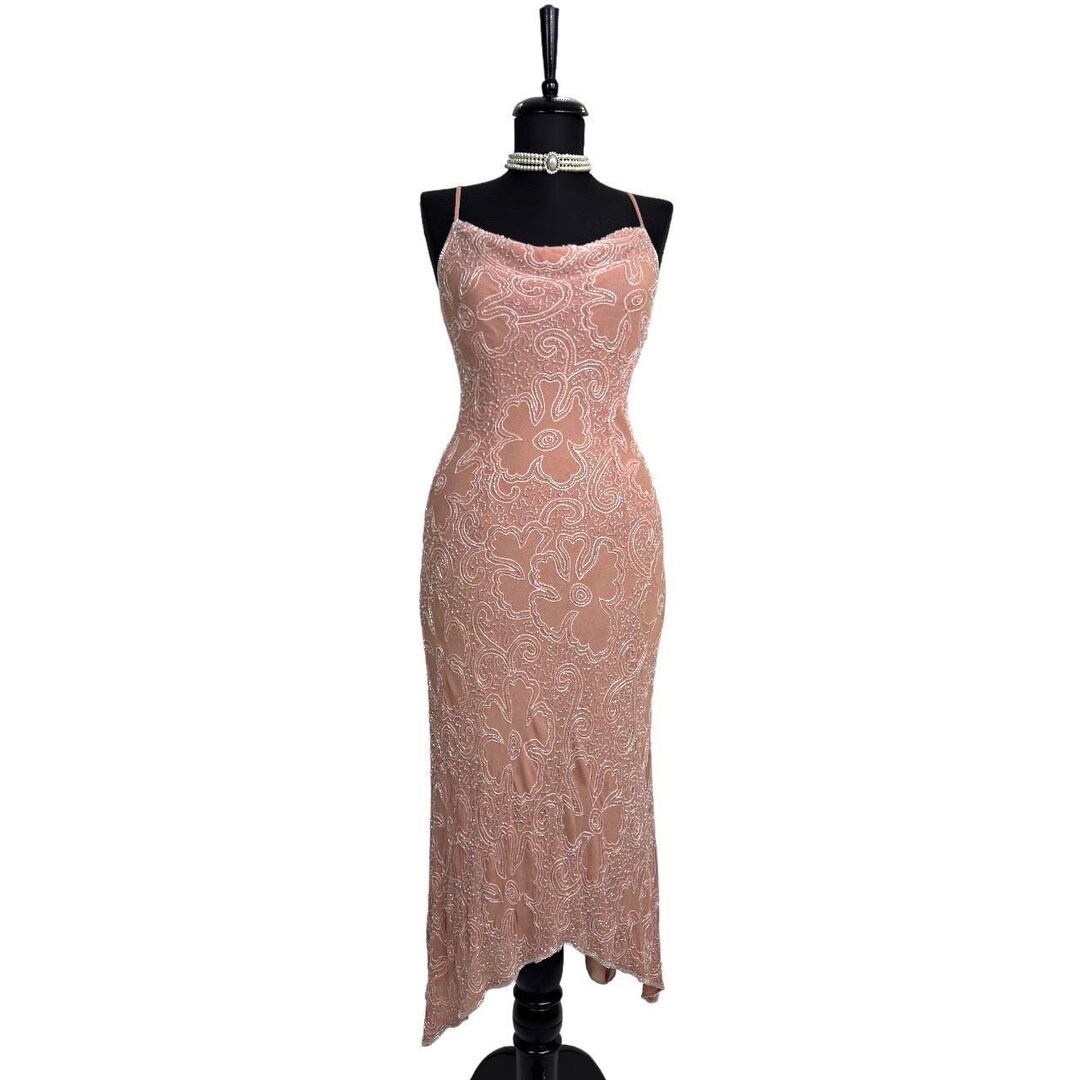 Prom Dress , Beaded Embroidery Powder Colour Ballgown, Graduation ...