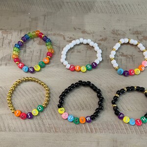 Grade Level Bracelets, School Bracelets, Teacher Bracelet, Student Gift ...