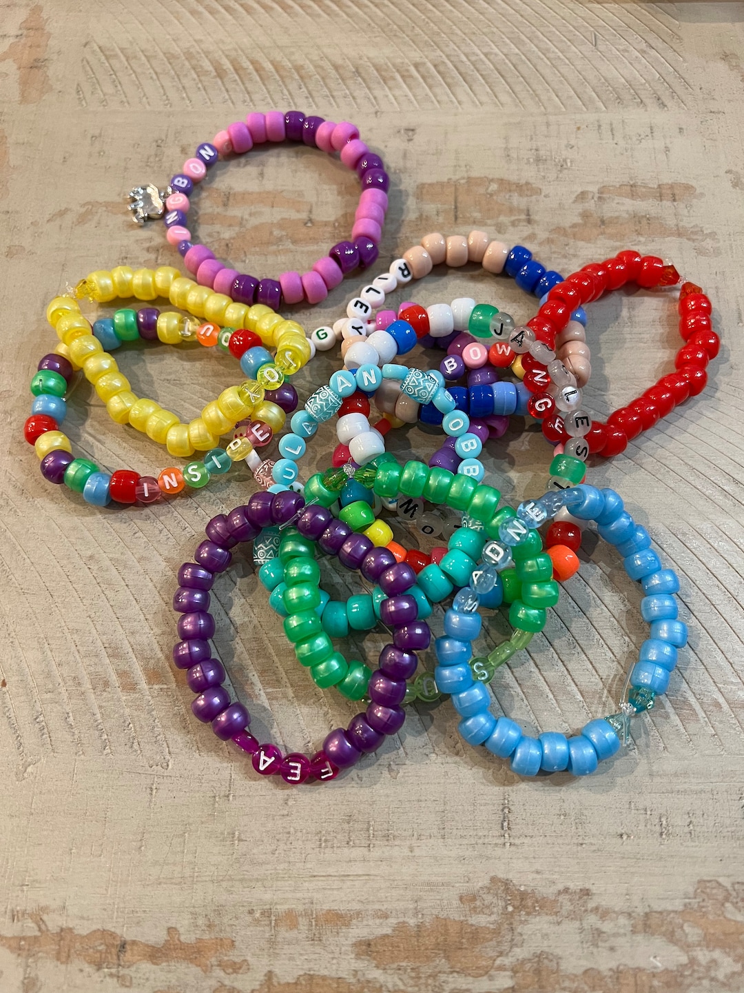 Inside Out Themed Disney Friendship Bracelets (mystery Set of Five) Joy ...