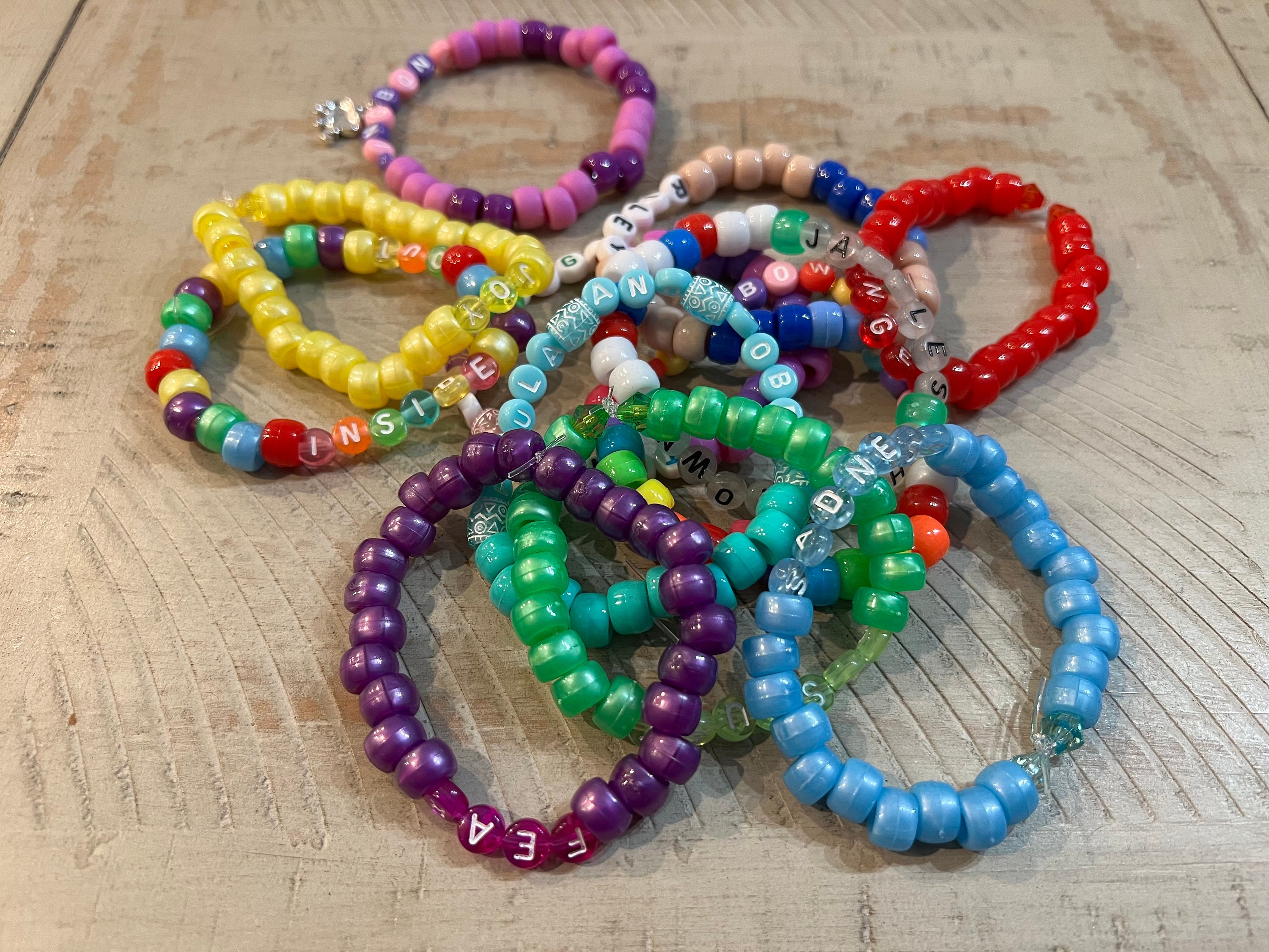 Inside Out Themed Disney Friendship Bracelets (mystery Set of Five) Joy ...