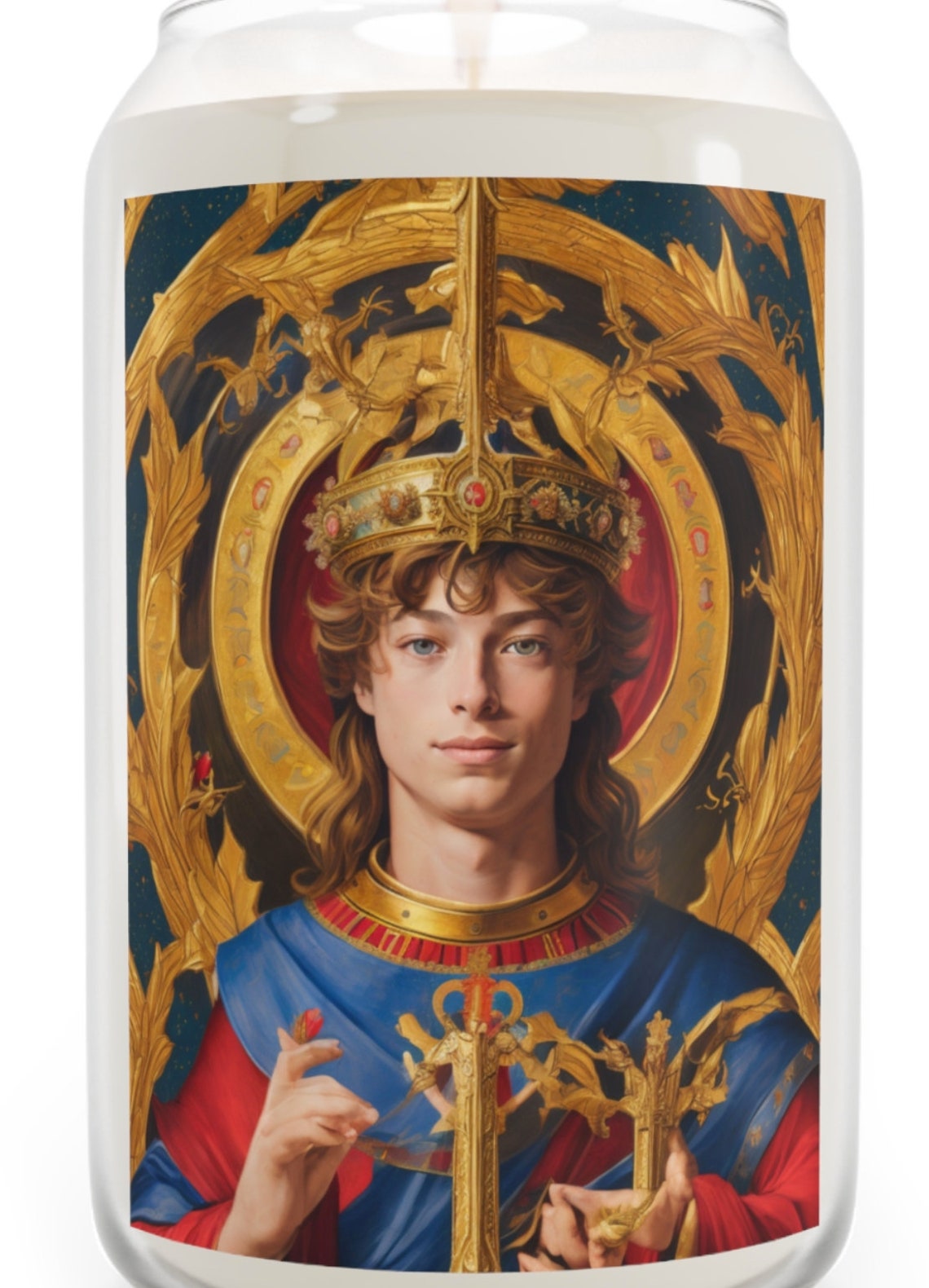 Royal Portraits, Saint Portraits, Custom Man Woman Portrait, Candle ...