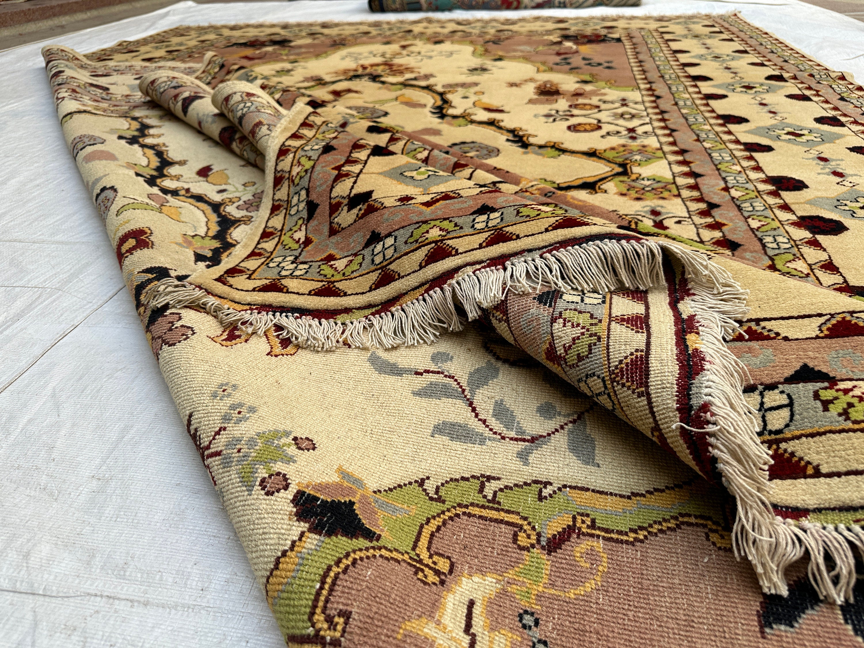 9x12 Yak Gul Area Rug Large Oriental Rug Soft Oriental Rug Turkmen ...