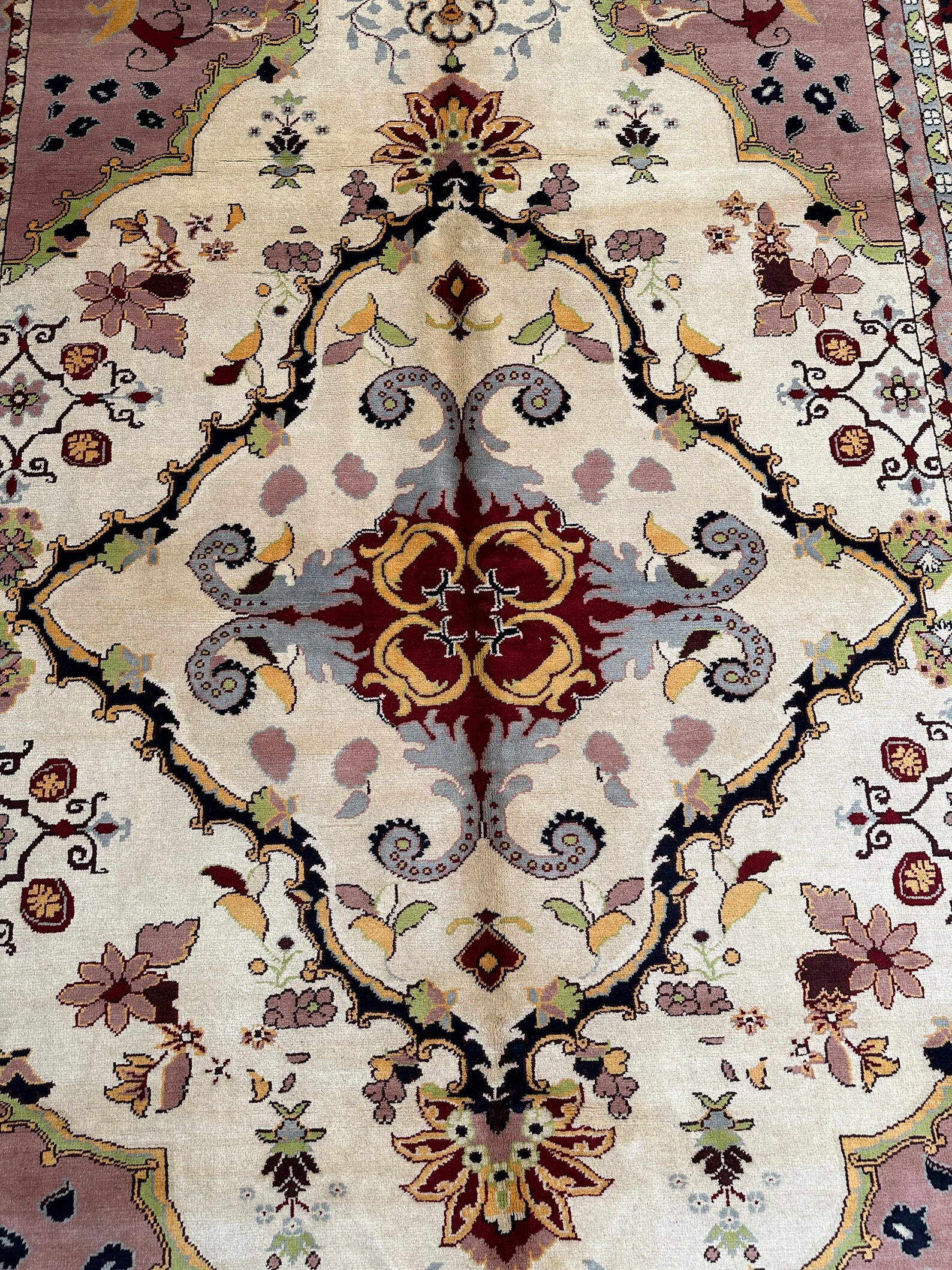 9x12 Yak Gul Area Rug Large Oriental Rug Soft Oriental Rug Turkmen ...