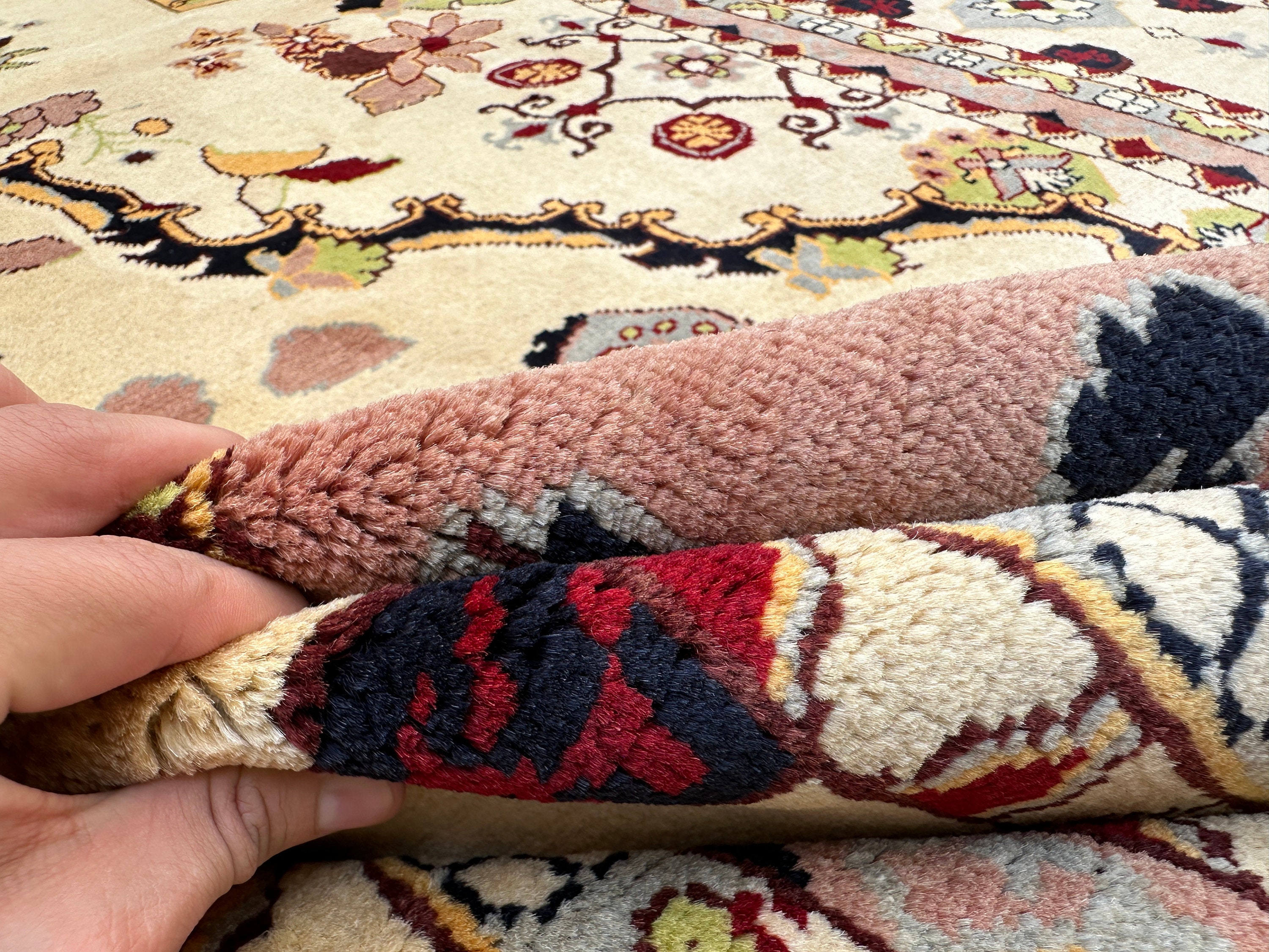 9x12 Yak Gul Area Rug Large Oriental Rug Soft Oriental Rug Turkmen ...