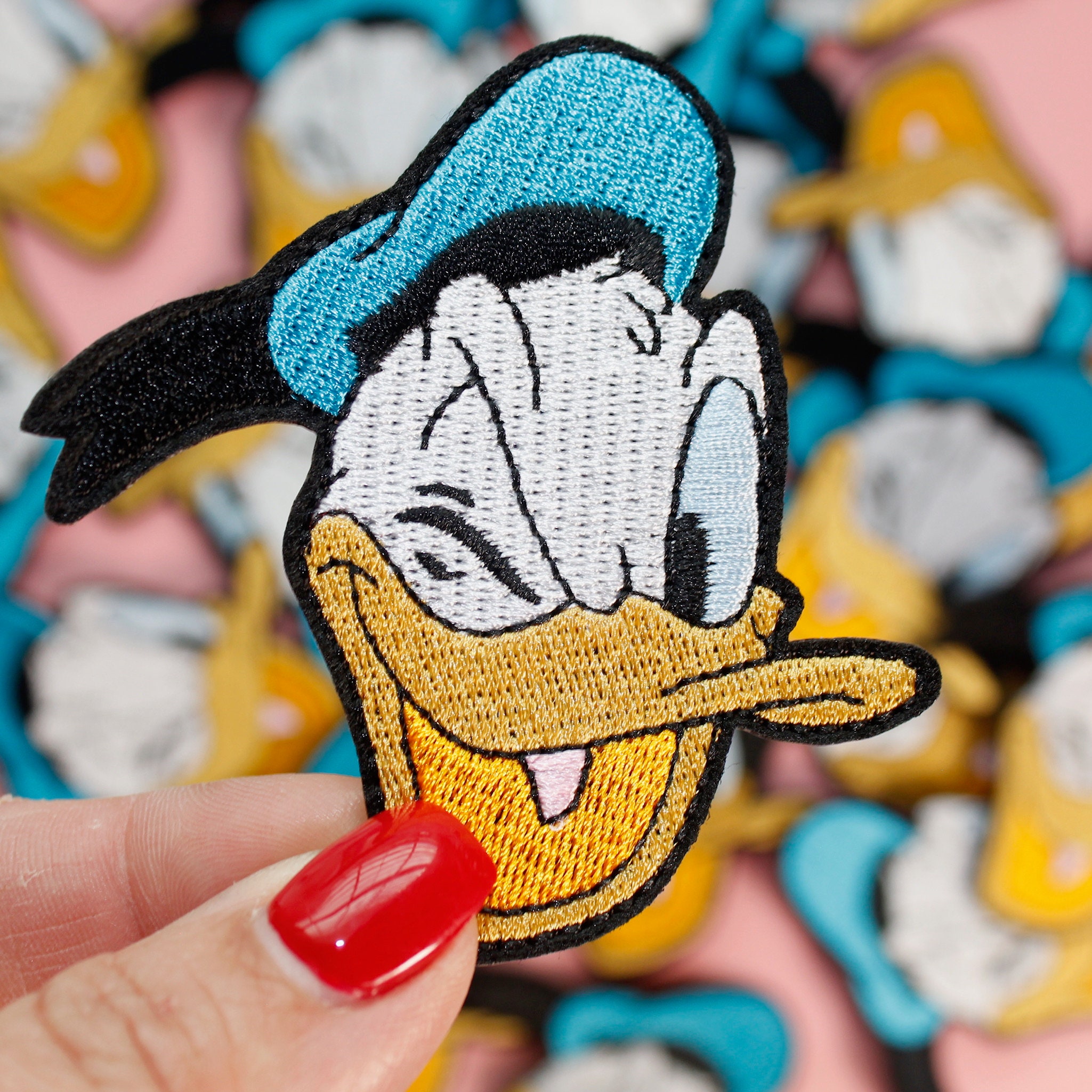 Donald Duck Embroidered Patch, Daisy Duck Embroidered Patch, Iron in ...