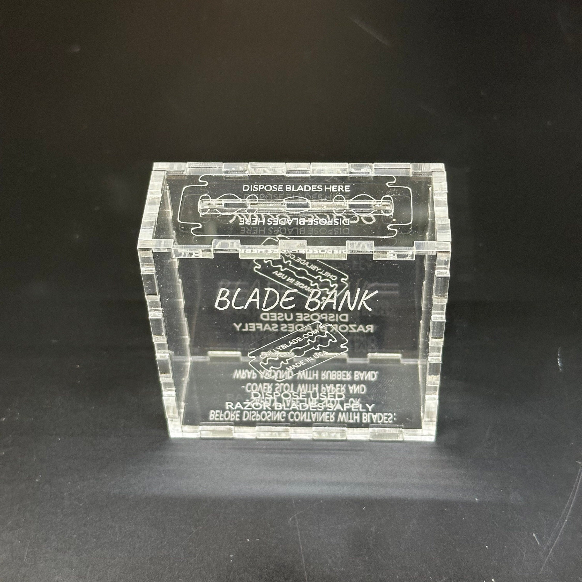 RAZOR BLADE DISPOSAL Bank - Etsy