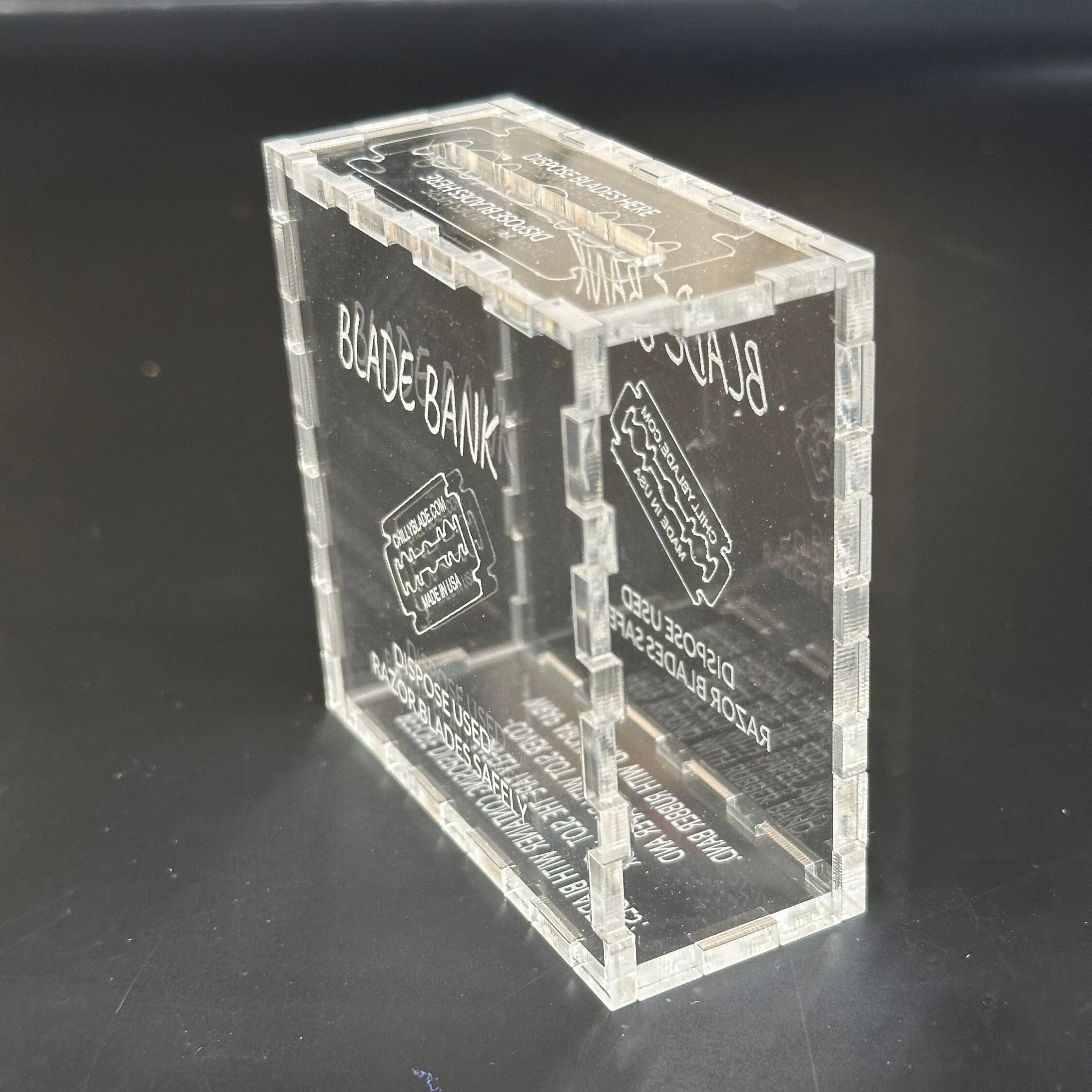 RAZOR BLADE DISPOSAL Bank - Etsy