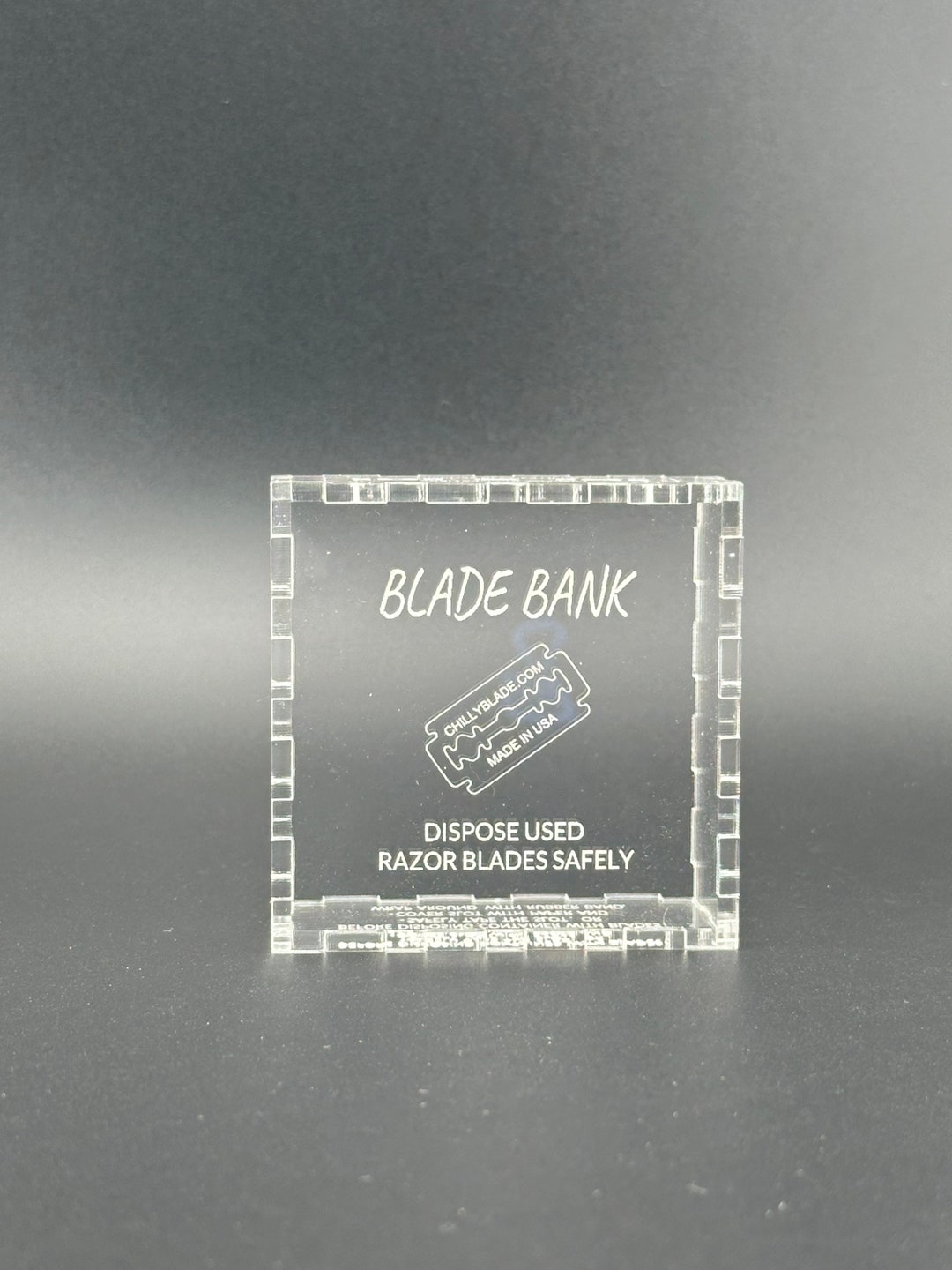 RAZOR BLADE DISPOSAL Bank - Etsy
