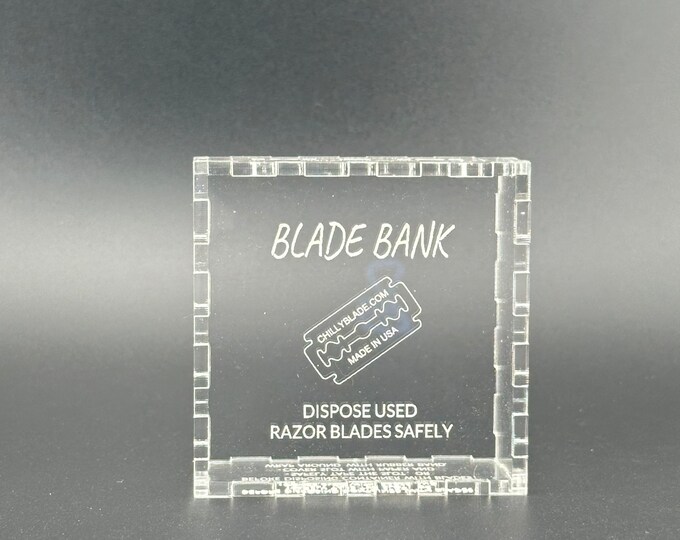 RAZOR BLADE DISPOSAL Bank - Etsy
