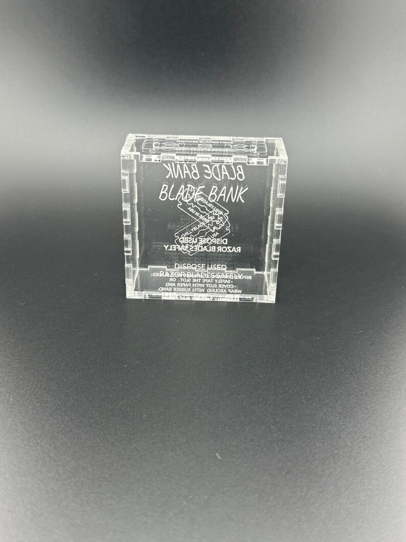 RAZOR BLADE DISPOSAL Bank - Etsy